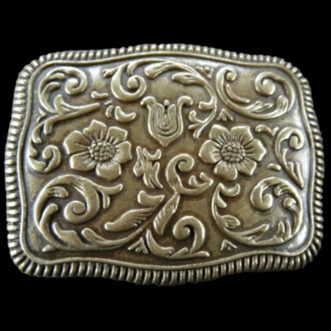 Flowers Ranch Cowgirls Vintage Western Belt Buckle Buckles - Etsy