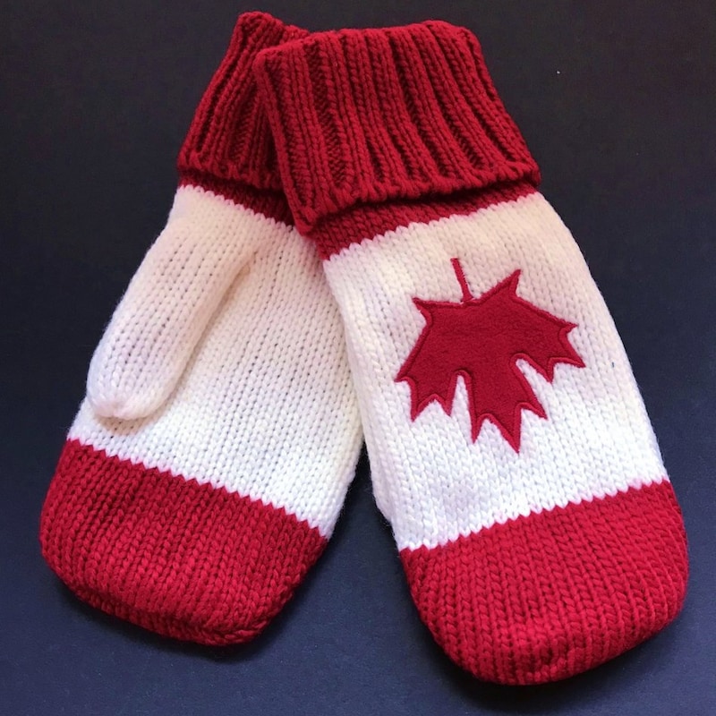Red Mittens - Etsy