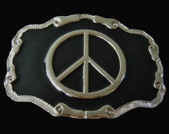 Peace Sign Belt - Etsy