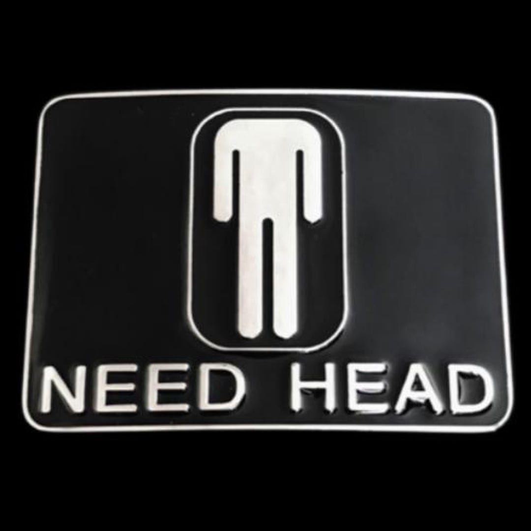 Need Head Body Language Jokes Funny Belt Buckles - Etsy