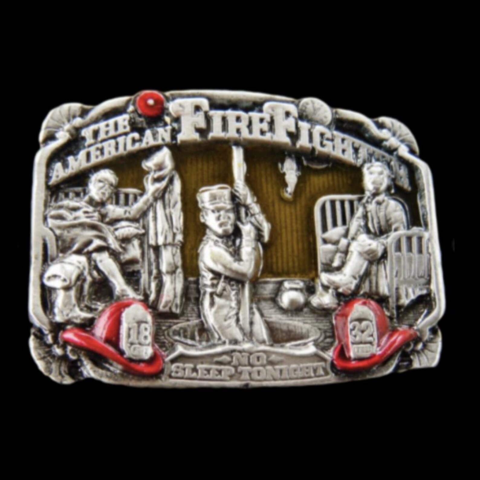 Belt Buckle American Firefighters Firemen FD Fire Dept. Fireman Belts ...
