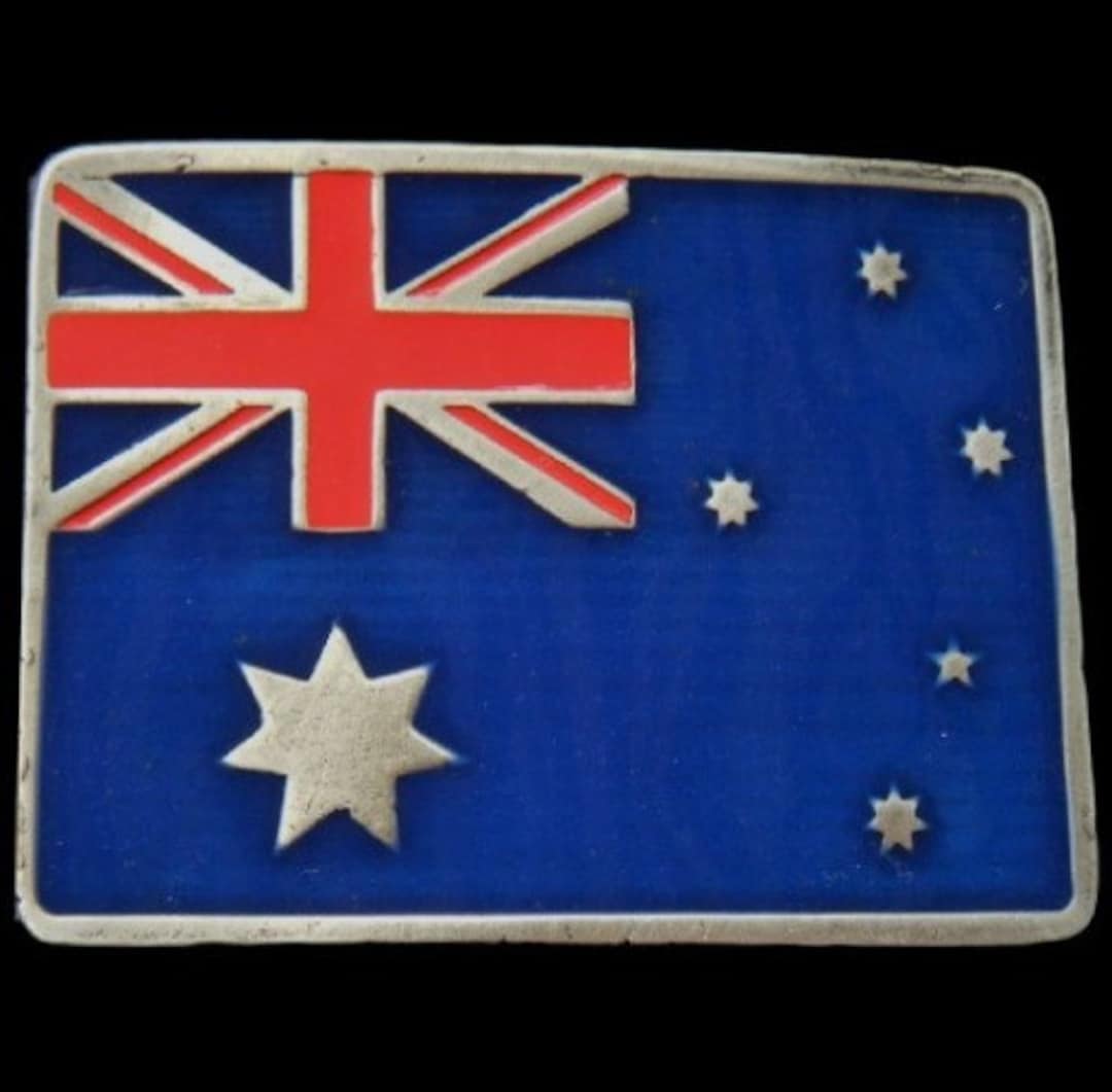 Belt Buckle Australian Flag Aussie Down Under Ozzie Australia Flags ...