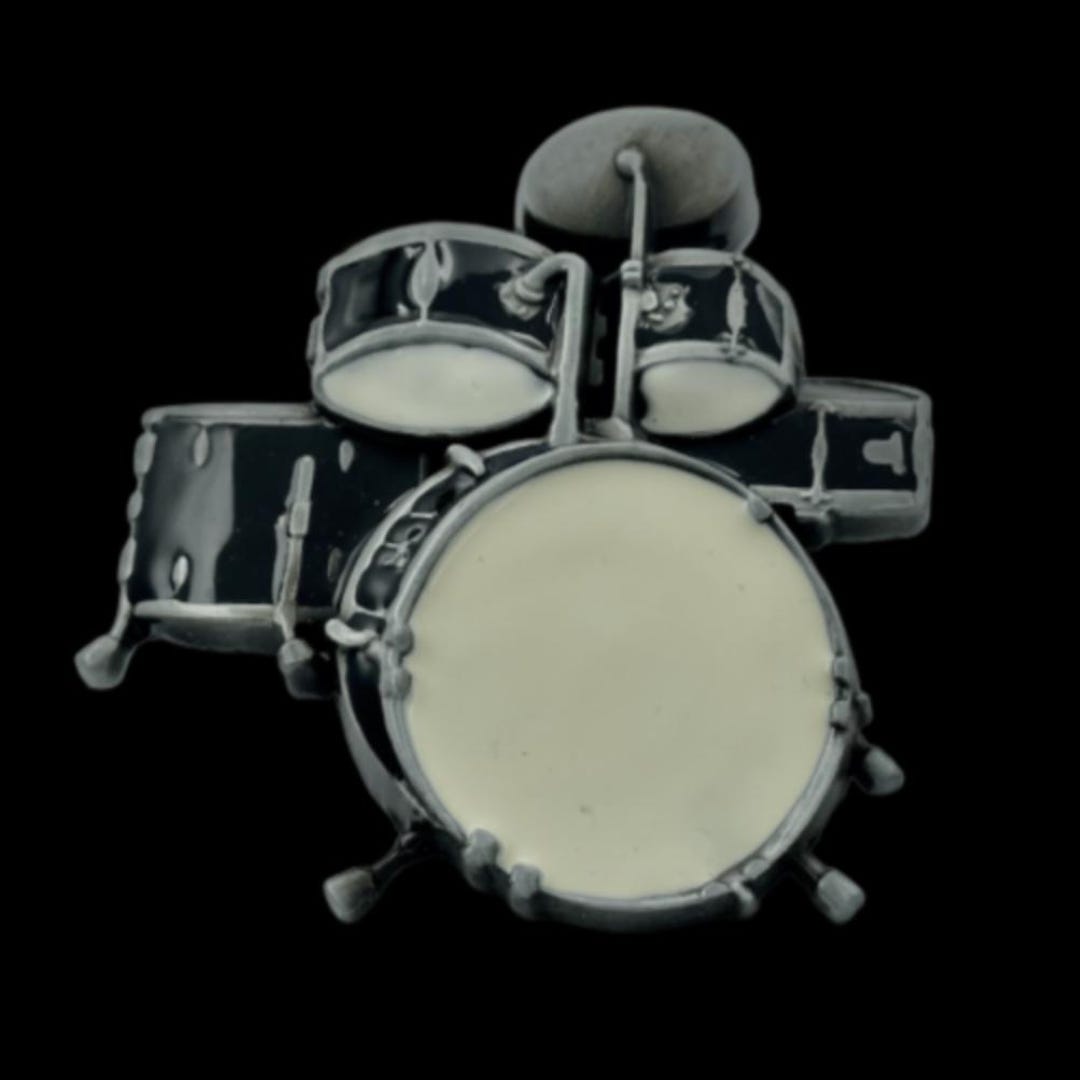Drum Set Belt Buckle Music Drummers Sets Musical Instruments Belts ...