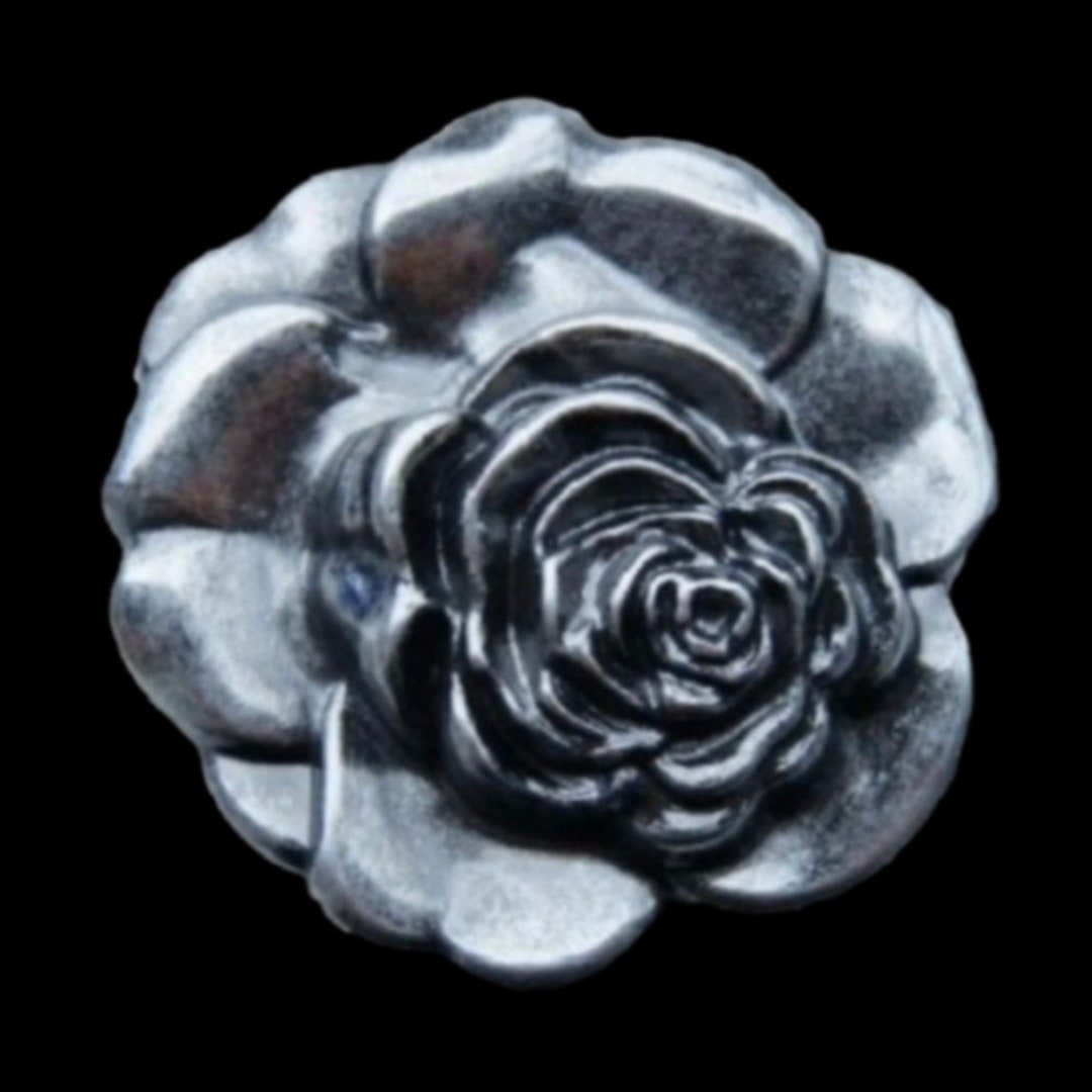 Flower Blooming Rose Floral Western Belt Buckle Buckles - Etsy