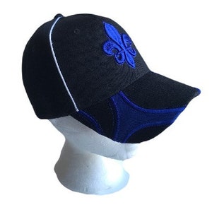 Quebec Flag Canada Fleur De Lys Hat Cap Baseball Black Chapeau ...