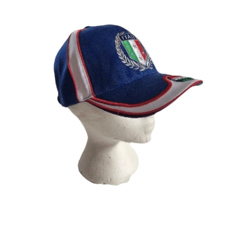 Italy Soccer Logo Italia Country Flag Sport Blue Hat Cap - Etsy