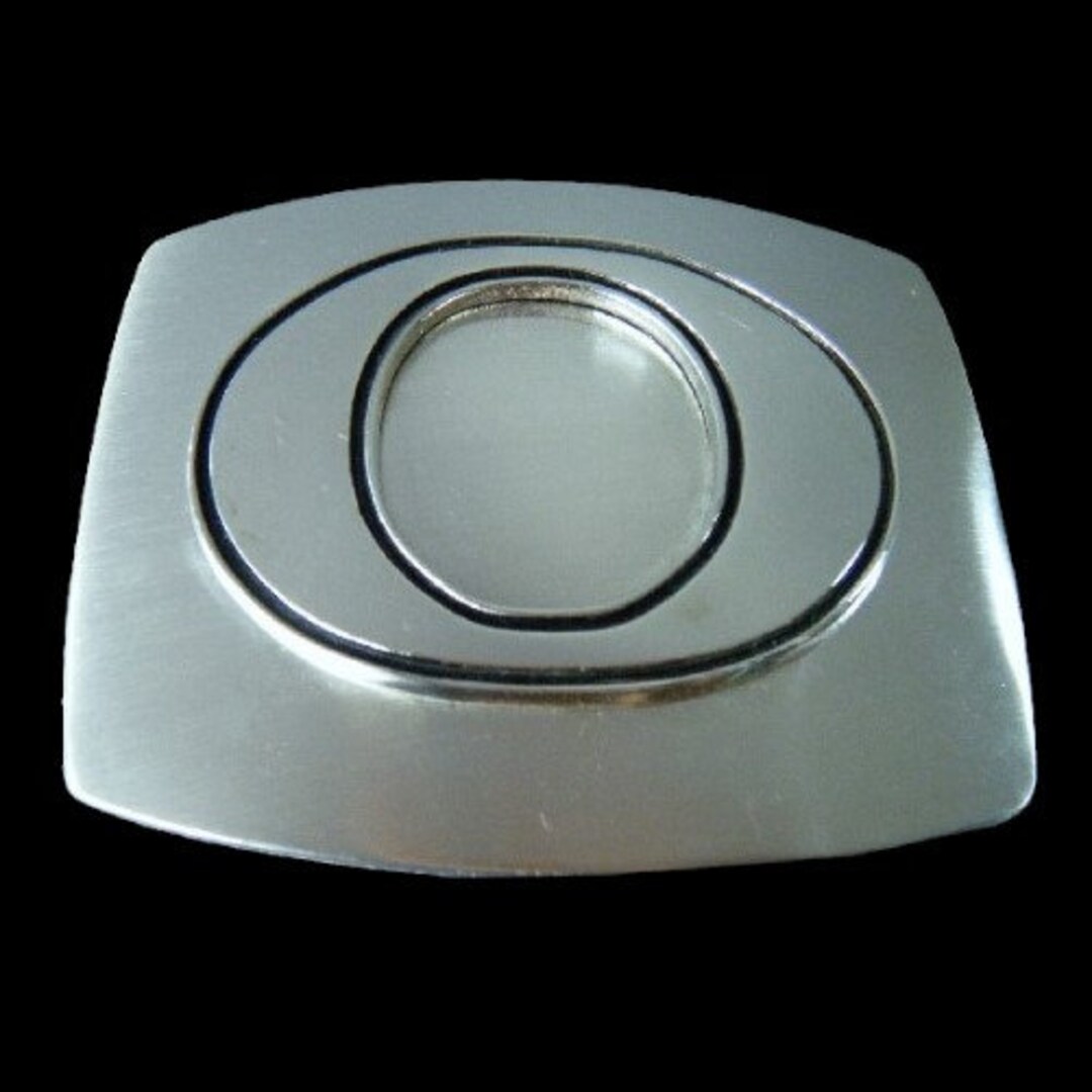 Belt Buckle Initial O Letter Name Tag Monogram Chrome Alphabet Buckles ...
