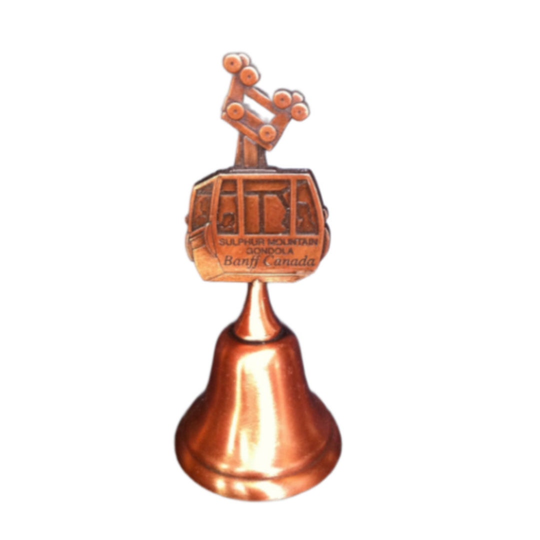 Banff Bell Souvenir Canadian Sulphur Mountain Springs Brass Bells ...