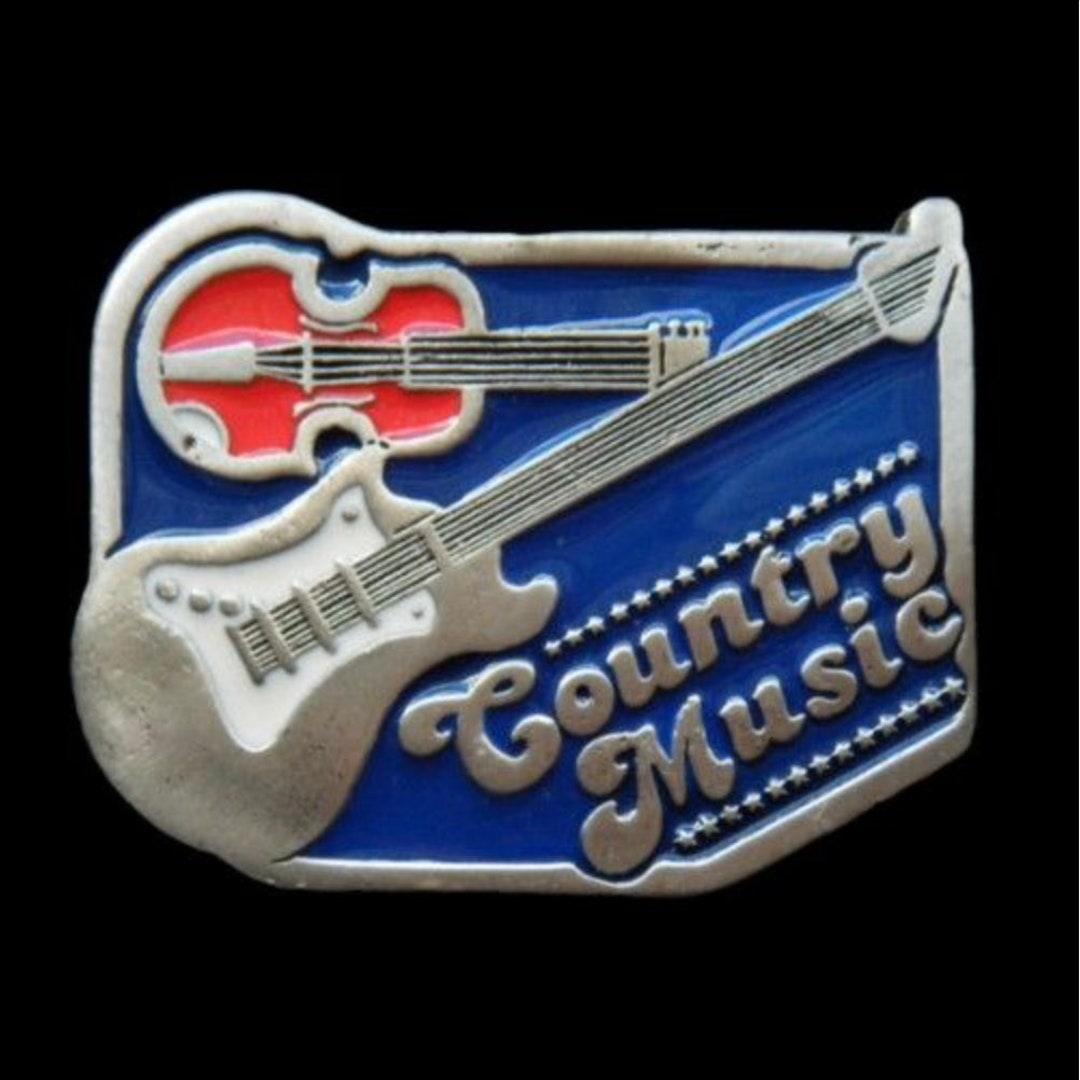 Belt Buckle Country Music Violin Guitar Musical Instrument Belts ...