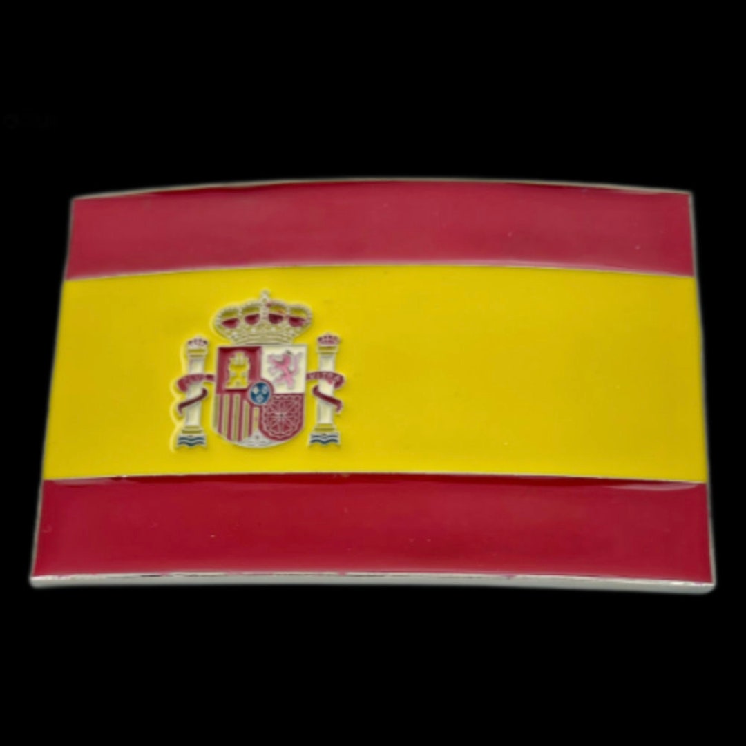 Spain Soccer Spanish Flag Belt Buckle - Etsy