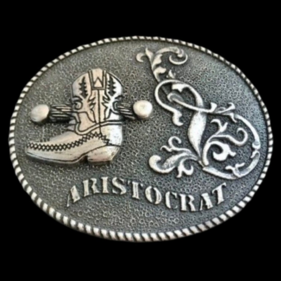 Western Cowboy Cowgirl Rodeo Boot Belt Buckle Aristrocrat Cowboys ...