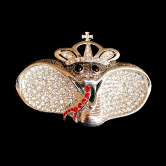 Rhinestones King Cobra Snake Belt Buckle Belts Buckles | Etsy