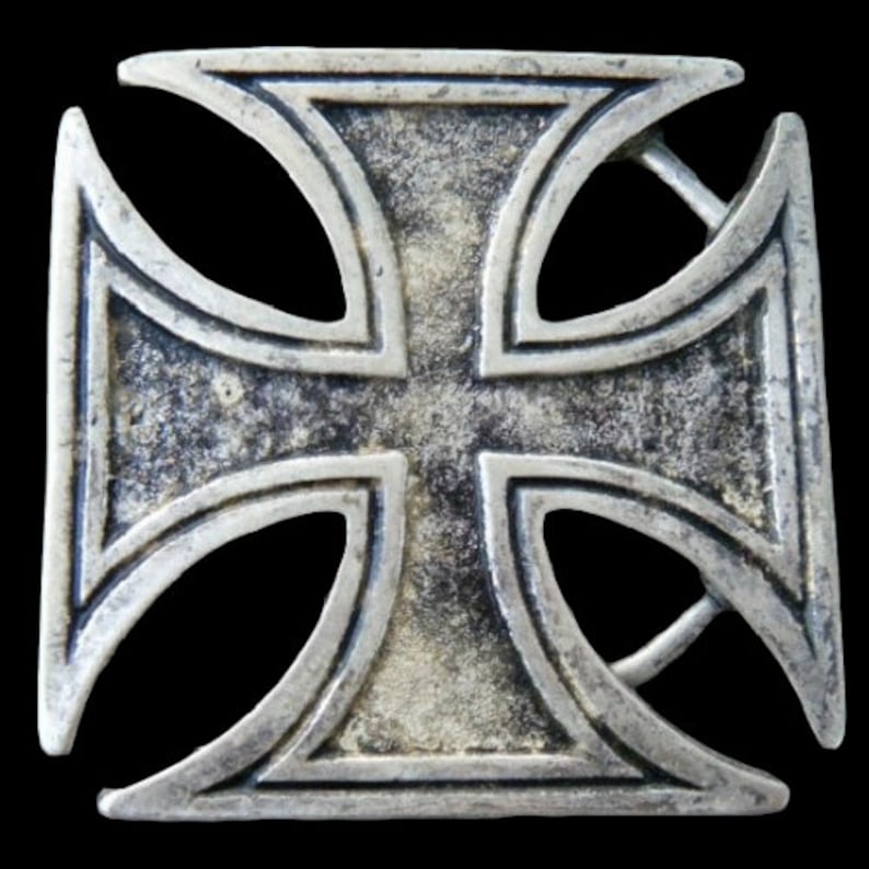 Templar Cross Belt Buckle Templars Crusade Iron Gothic Crosses Buckles ...