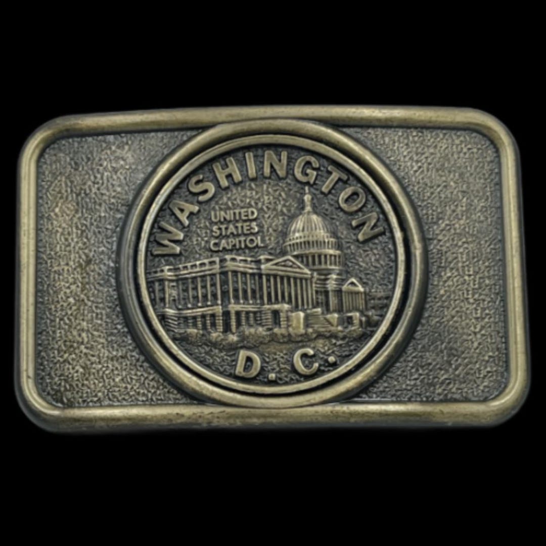 Belt Buckle Washington D.C. Capitol United States Buckles - Etsy