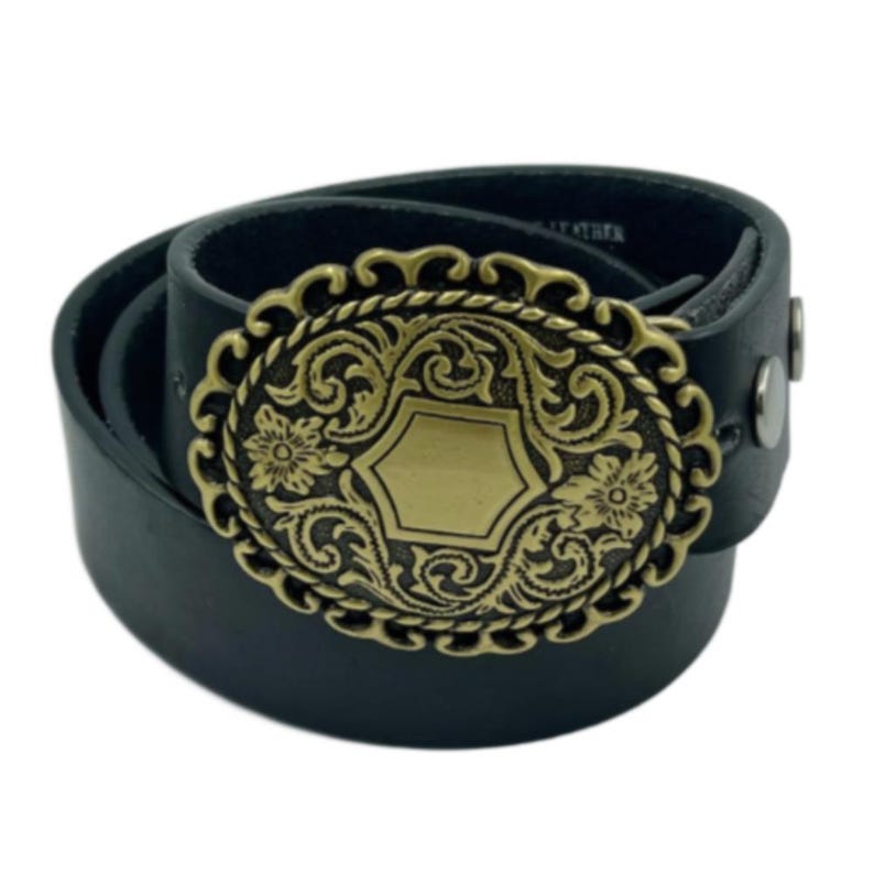 Belt Buckle Cowgirl Ranch Girl Antique Flower Fashion Western Buckles ...