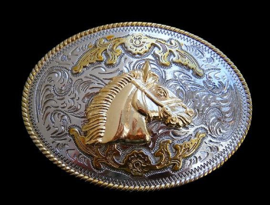 Horse Belt Buckle Horsehead Equestrian Ranch Western Horses Belts ...