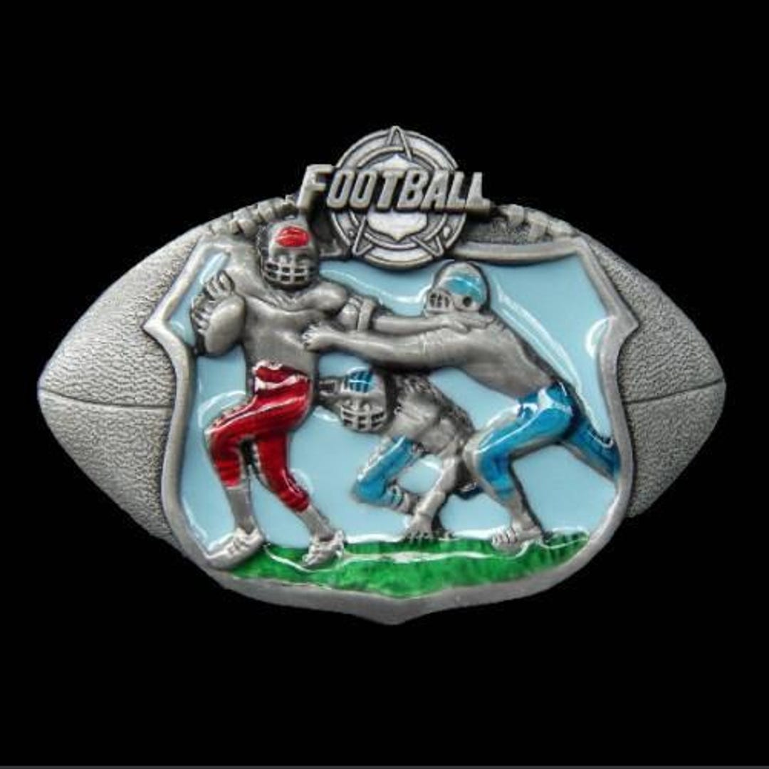 Belt Buckle American Football Ball Players Teams Games Sports Belts ...