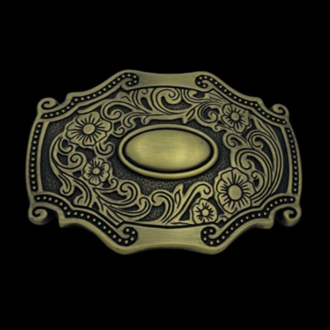 Western Cowgirl Girls Ranch Flower Floral Belt Buckle Boucle De ...