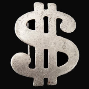 Solid Money Dollar Sign Cool Belt Buckle Belts Buckles - Etsy