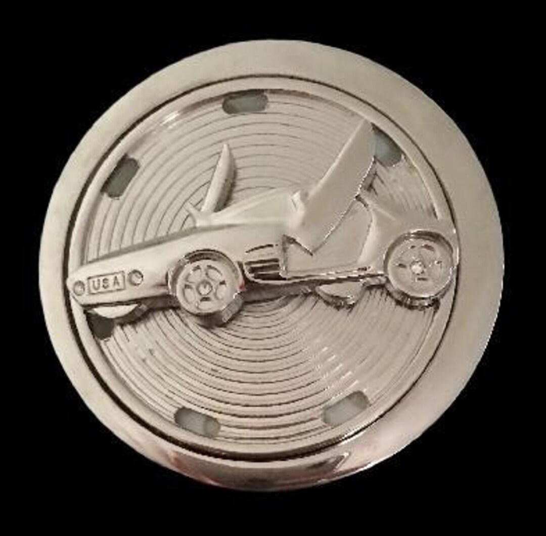 Belt Buckle Spinning Car Automobile Spinner Disco Lights Belts Buckles ...