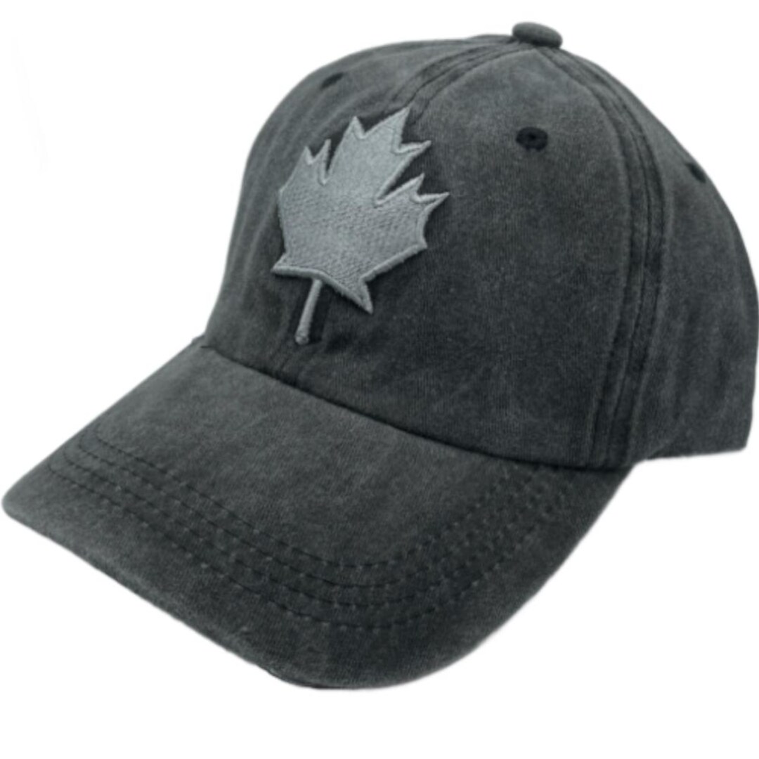 Canada Canadian Embroidered Maple Leaf Baseball Grey Caps Hat - Etsy