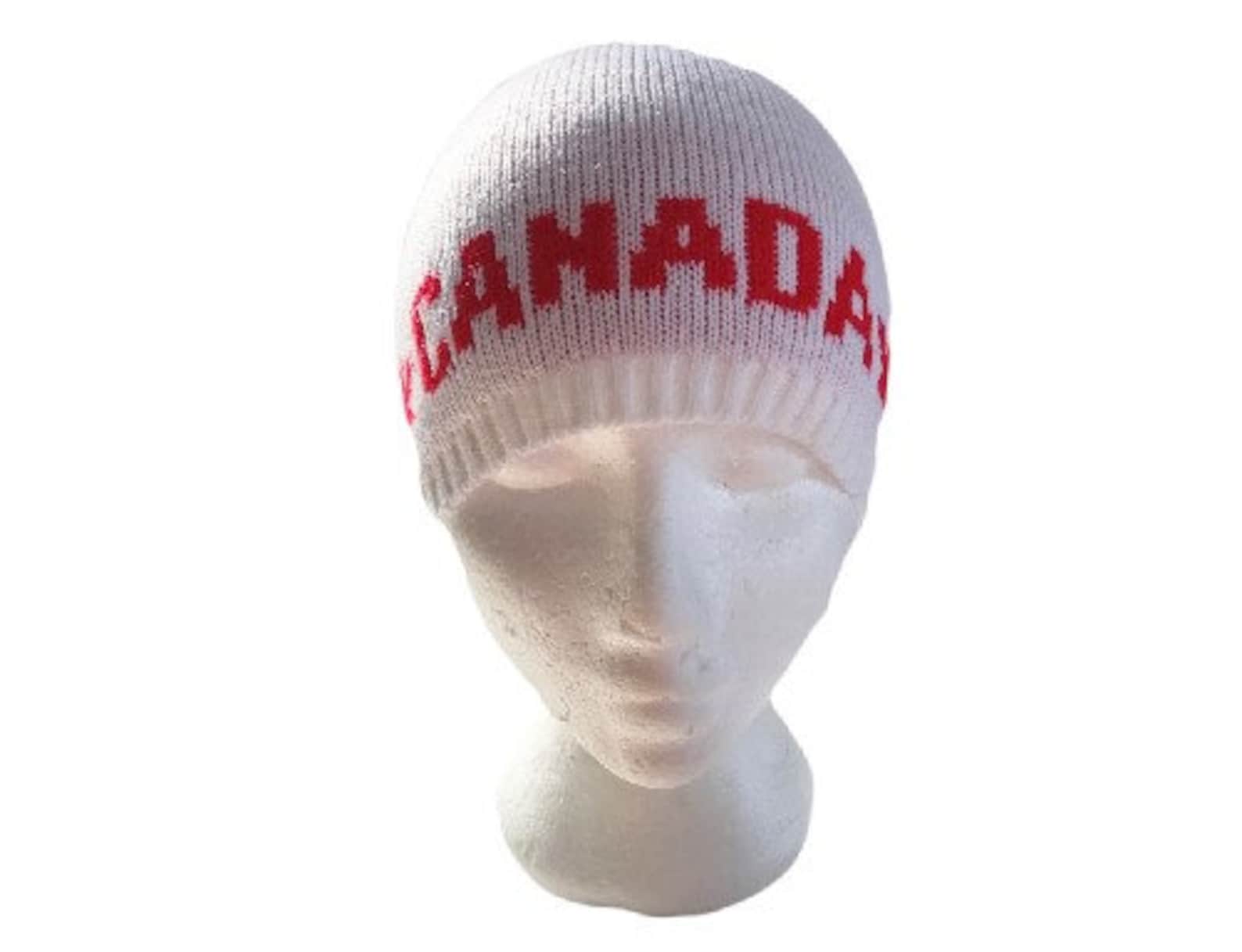 Canada Flag Canadian Maple Leaf White Red Ski Hat Tuque Beanie - Etsy
