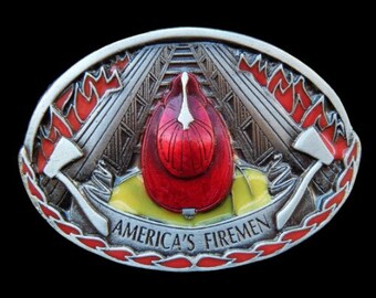 Fire Dept Belt Buckle - Etsy