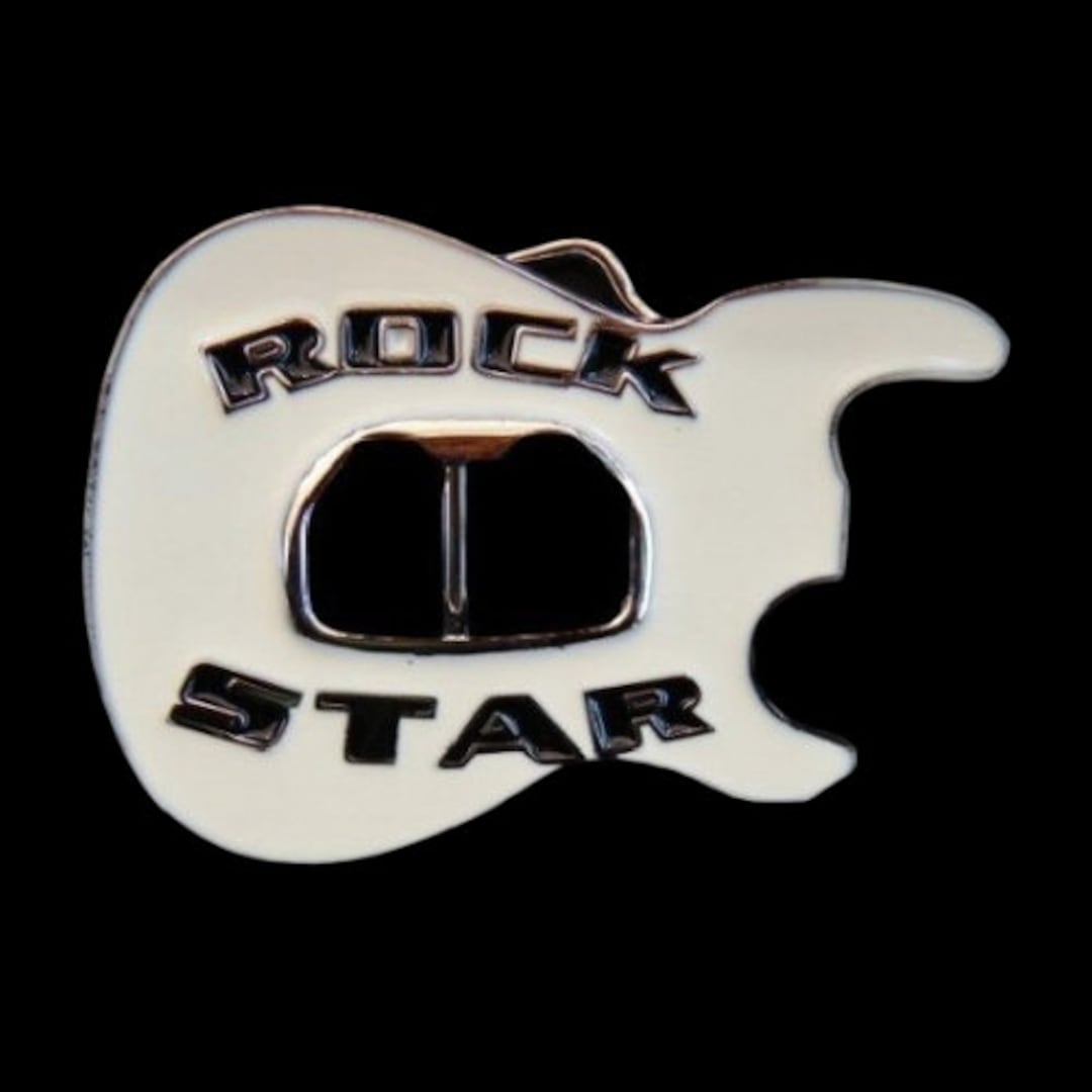 Guitar Rock Star Beer Bottle Opener Belt Buckle Buckles - Etsy