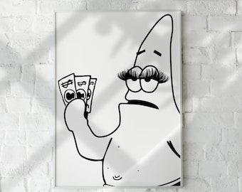 Patrick Star Meme | Etsy