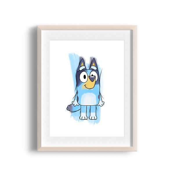 Bluey Wall Art Poster - Etsy