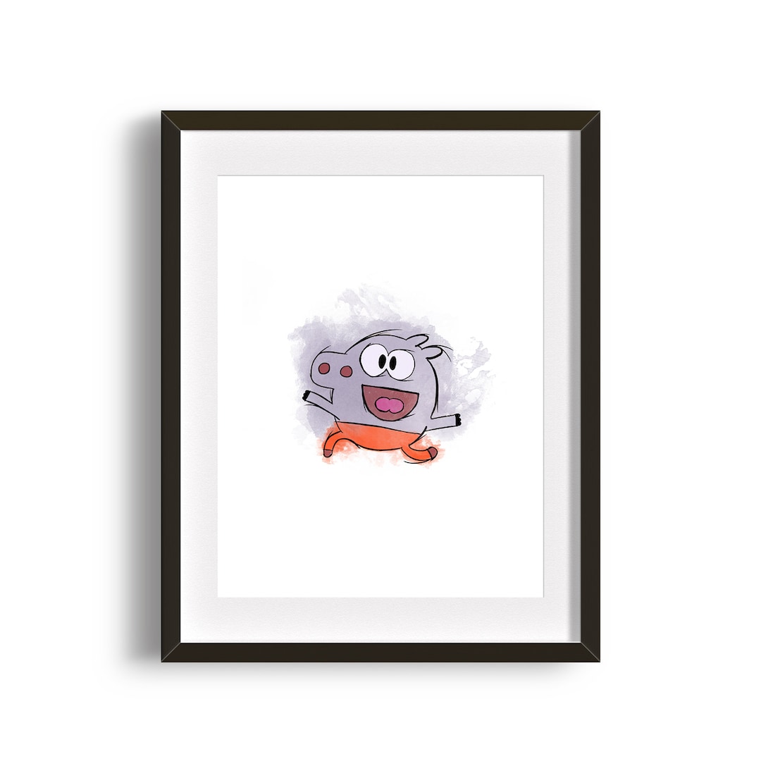 Hey Duggee Roly Watercolour A4 Print - Etsy