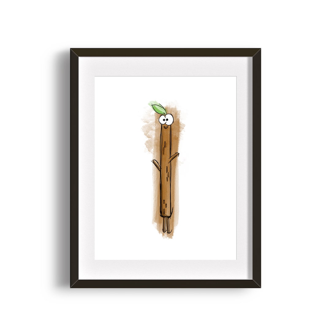 Hey Duggee Stick Watercolour Print - Etsy