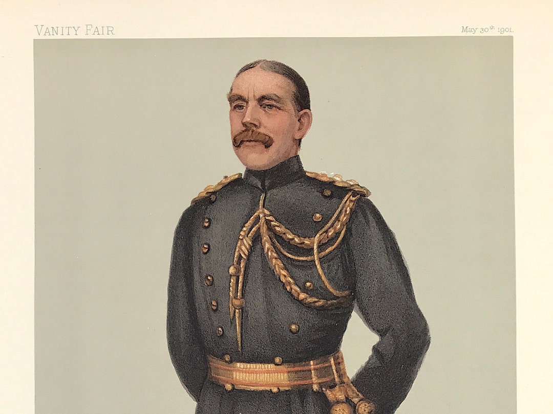 Col Sir Edward Ward, Vanity Fair Caricature Print, 1901 Lithograph by ...