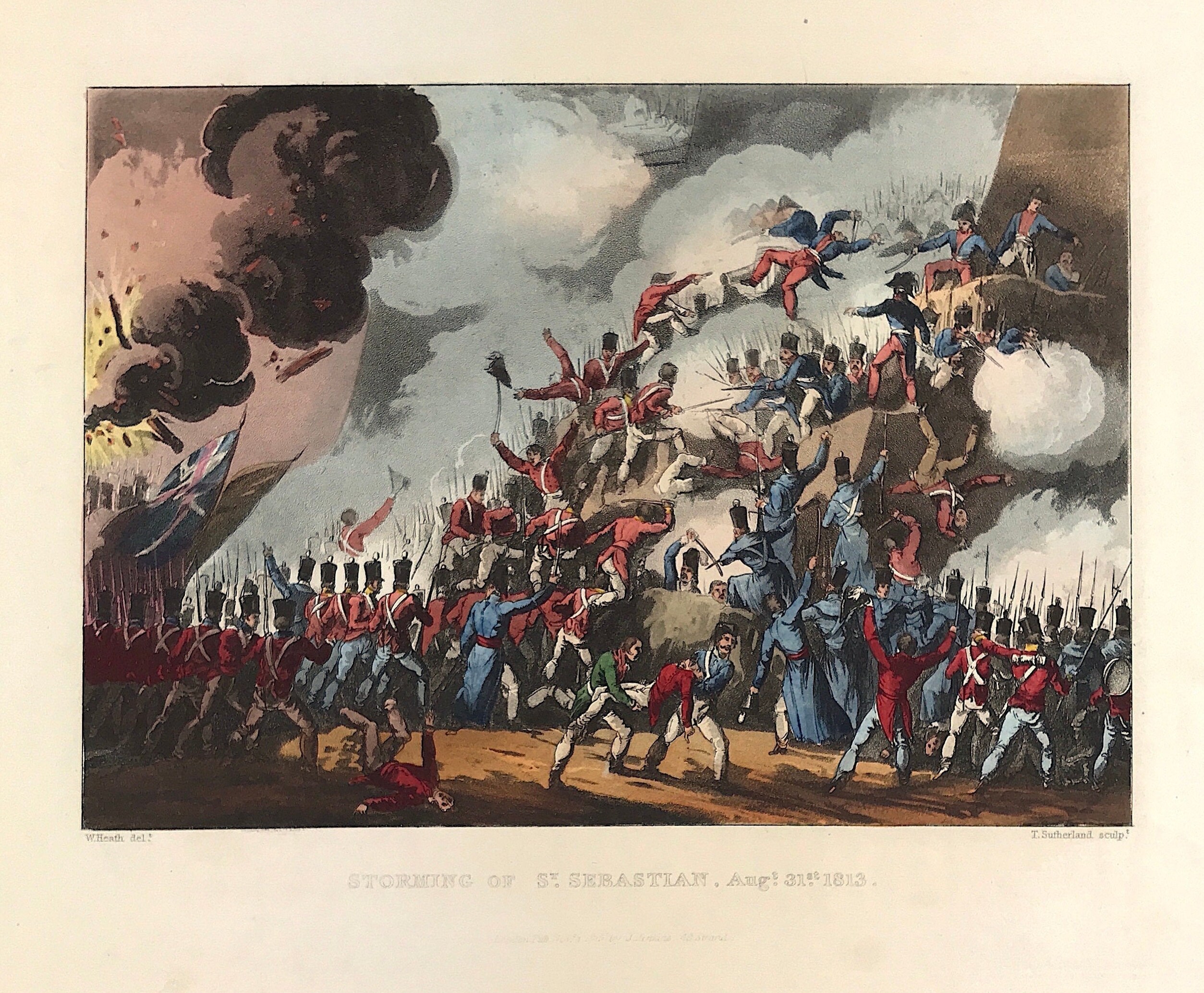 1813 Military Peninsular War Jenkins Martial Achievements of Great ...