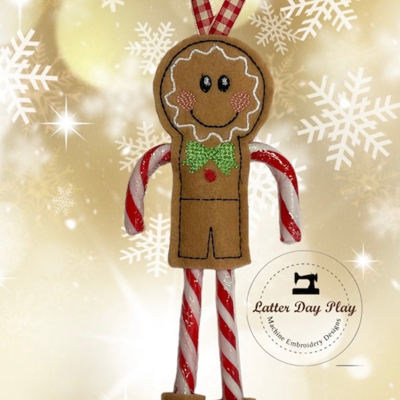 Gingerbread Candy Cane Holder - Etsy