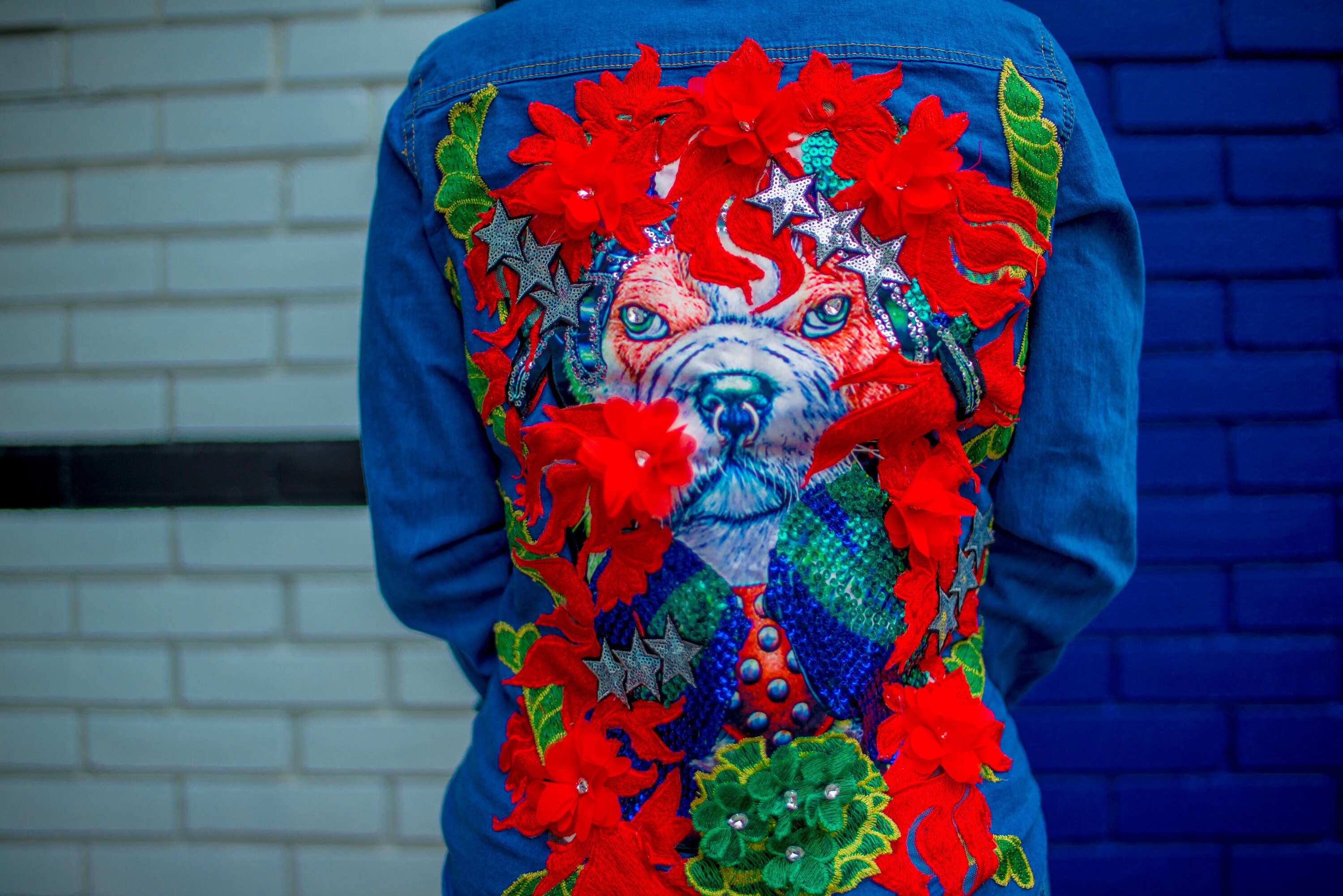 Custom Handmade Embroidered Denim Shirt/jacket, Unique Jacket, Boho ...