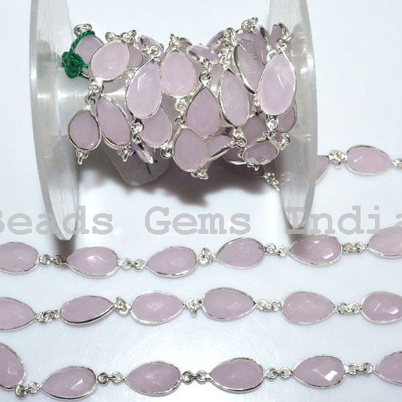 Pink Pearl Connector - Etsy