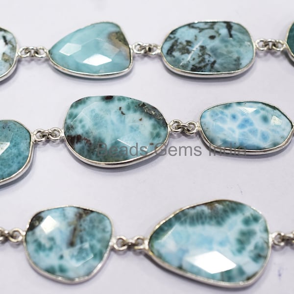 Faceted Larimar - Etsy