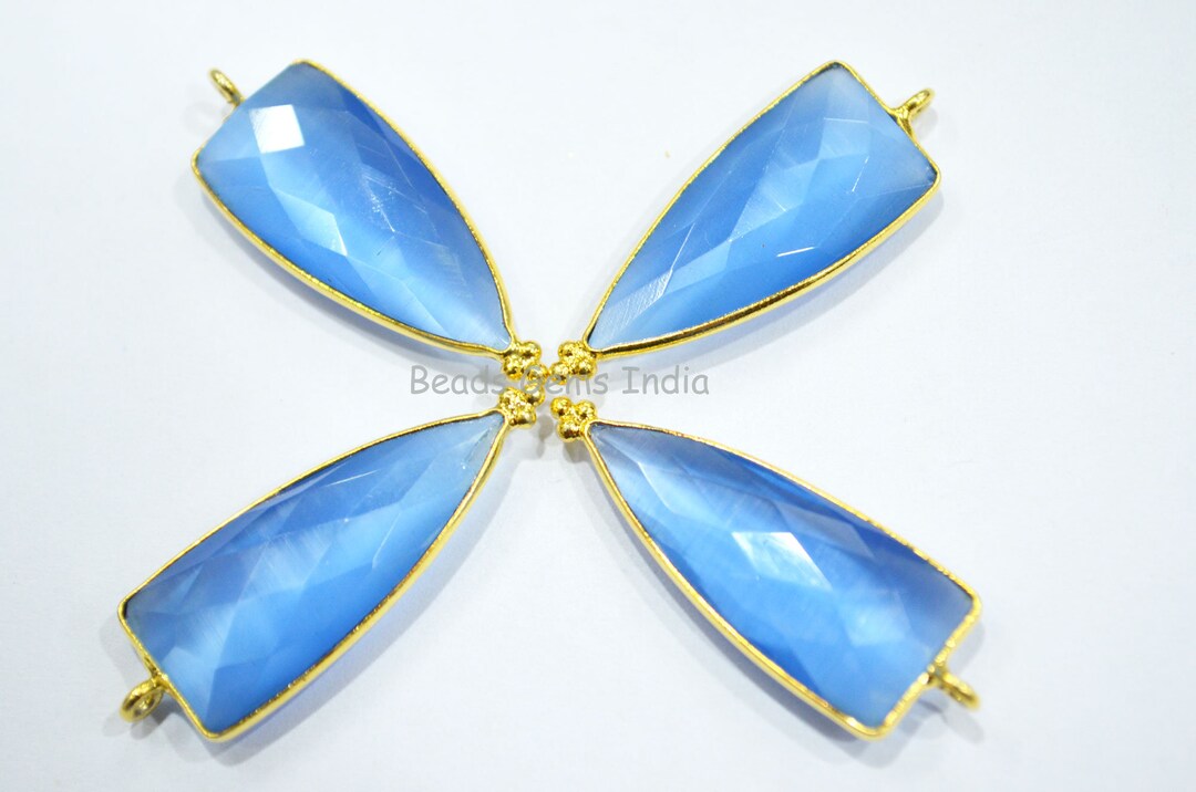 Light Blue Hydro Glass Arrowhead Shape Connector , Light Blue Hydro ...