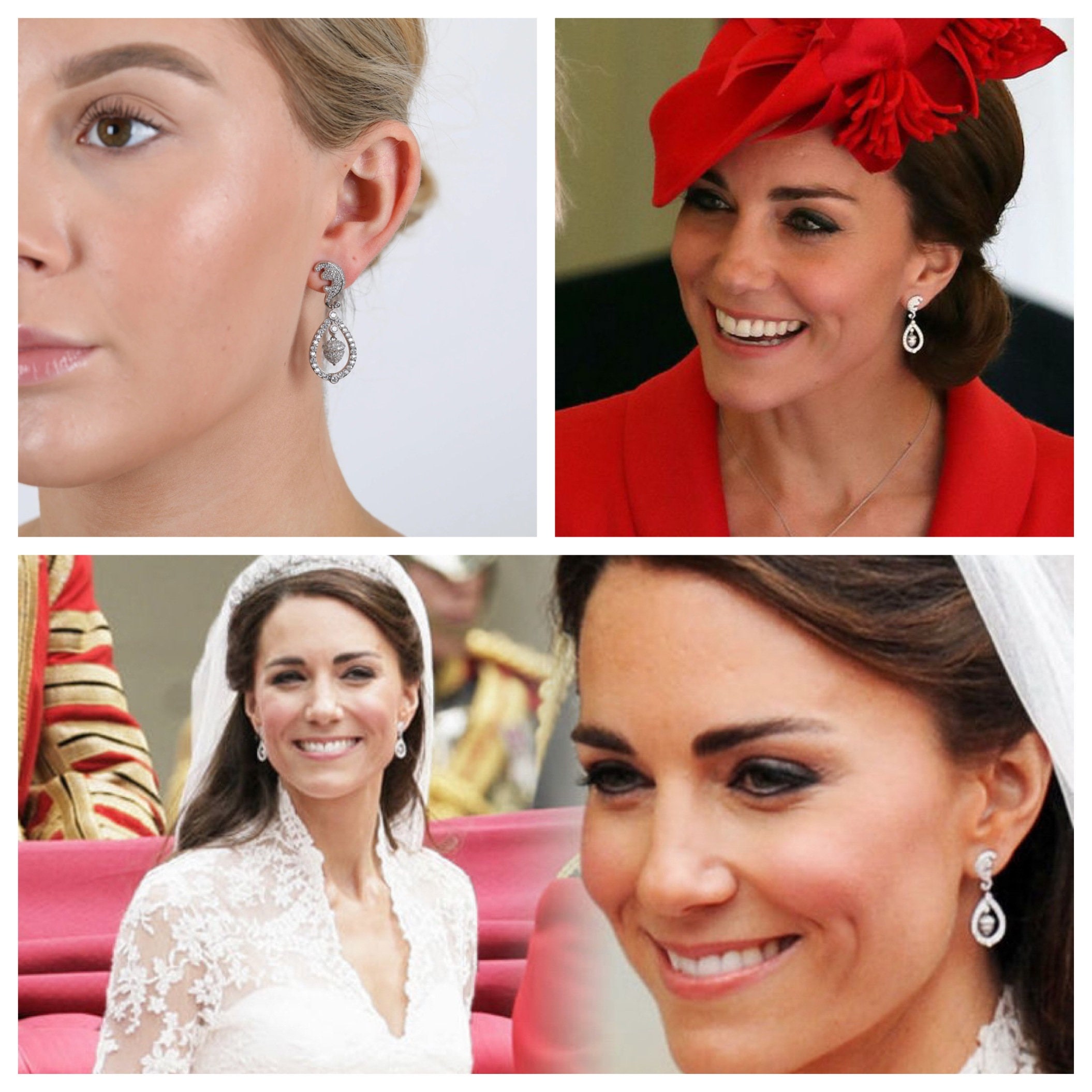Kate Middleton Wedding Earrings