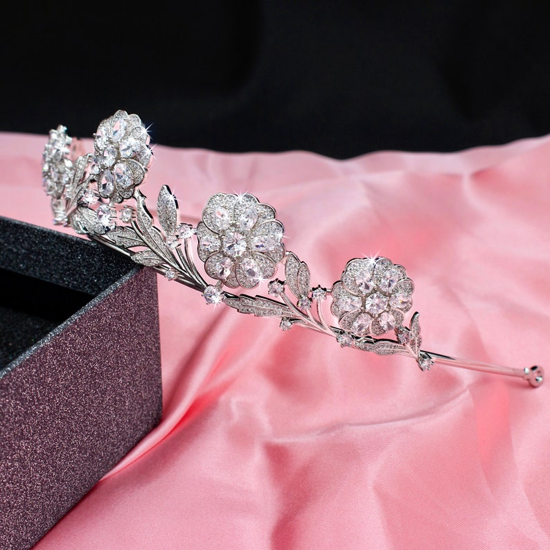 Bridal Tiara the Strathmore Rose Royal Wedding Roaring 1920s - Etsy