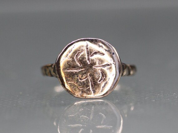 ancient medieval ring with - Gem