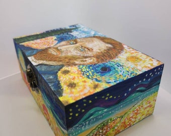 Hand Painted Box - Etsy