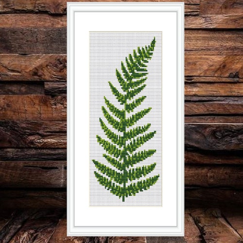 Vintage Ferns Cross Stitch Pattern | Etsy