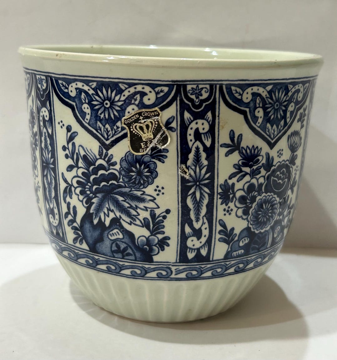 Vintage Ceramic M14 Delft Petrus Regout Masstritch SPHINK Planter - Etsy