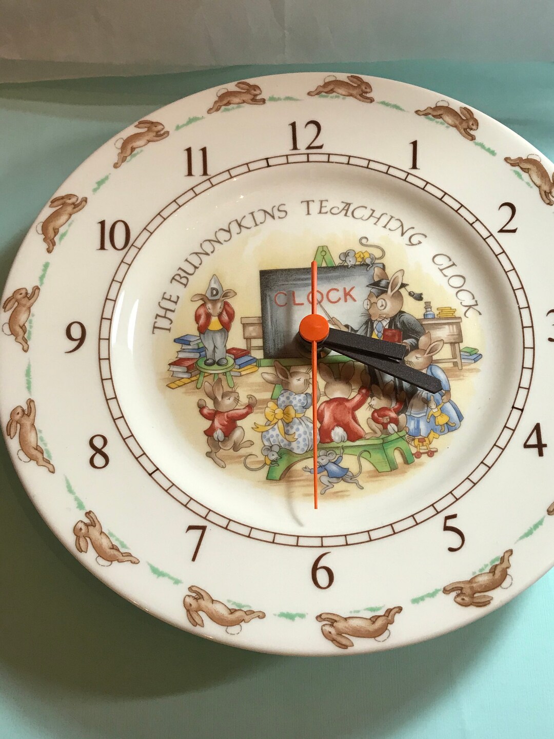 Bunnykins Royal Doulton Fine Bone China Clock - Etsy