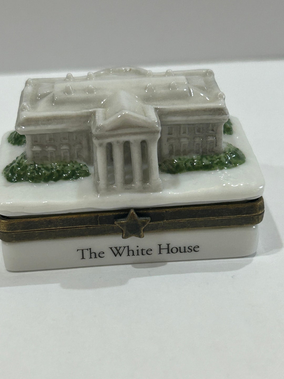 Vintage Porcelain PHB Collection Washington DC the White House Trinket ...