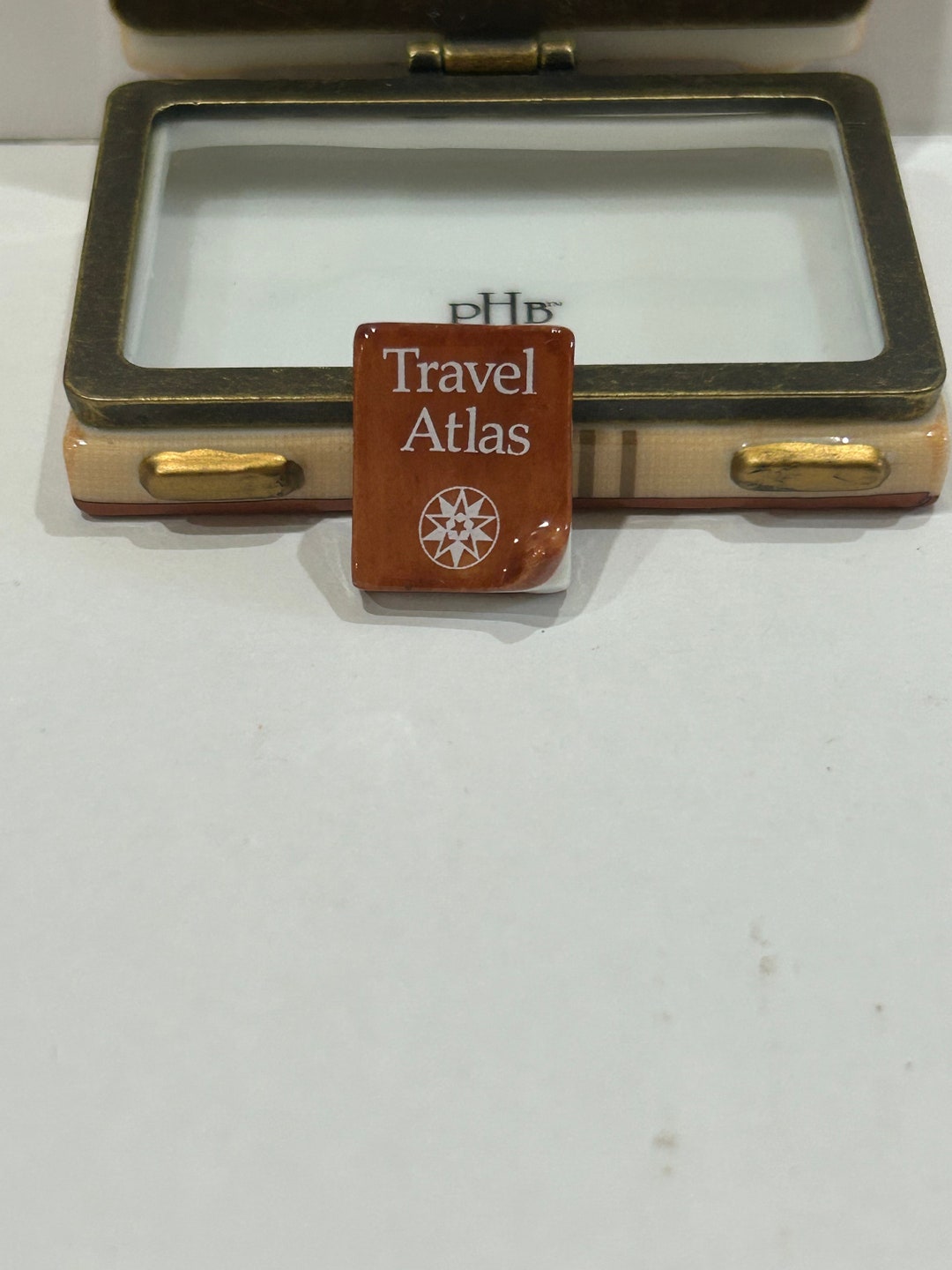 Vintage Porcelain PHB Collection Travel Case Suitcase Trinket Box - Etsy
