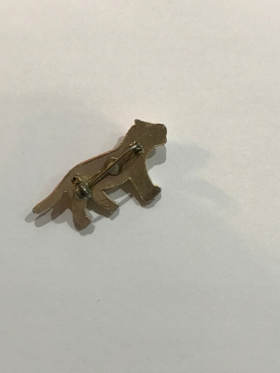 Vintage Tiger Brooch Pin - Gem