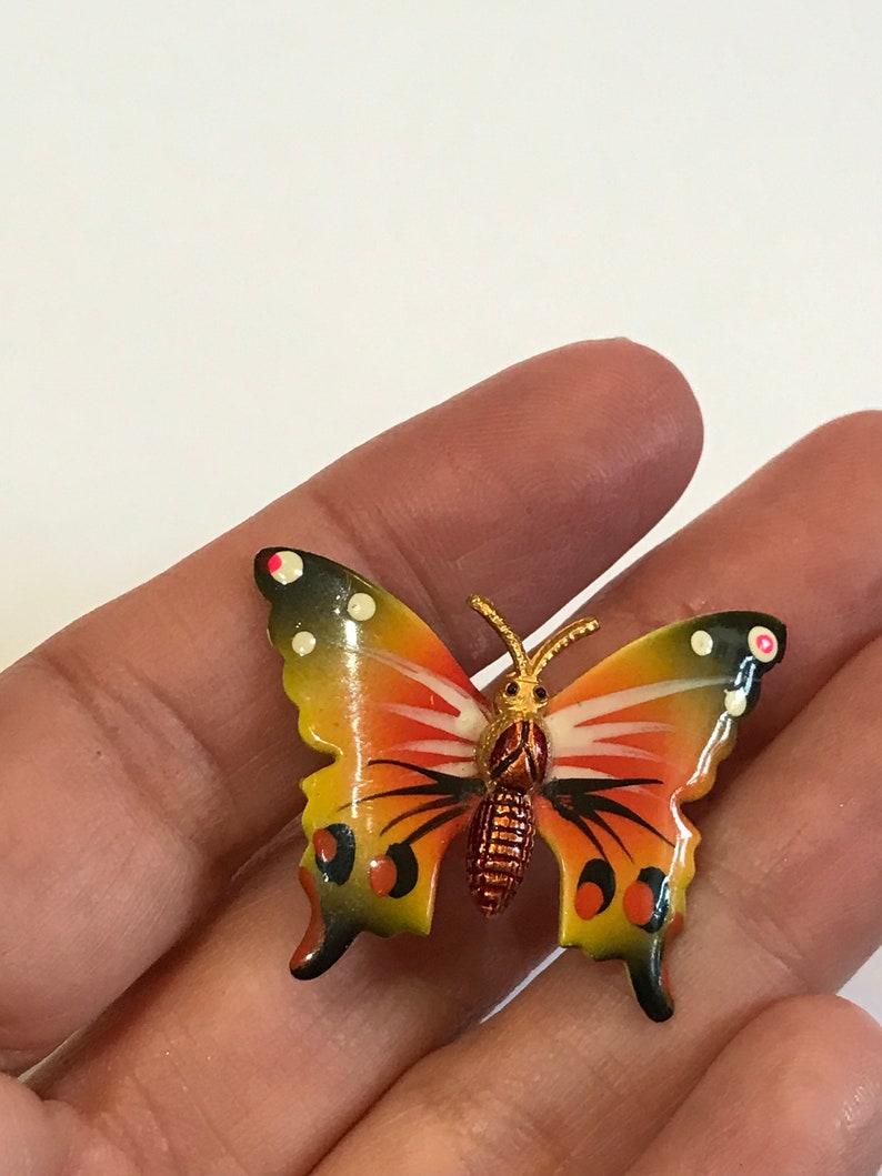 Vintage Butterfly Brooch Pin - Etsy
